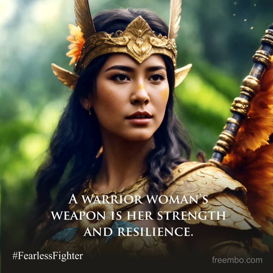 The Unstoppable Spirit Of Warrior Women | Warrior Woman Quotes Images ...