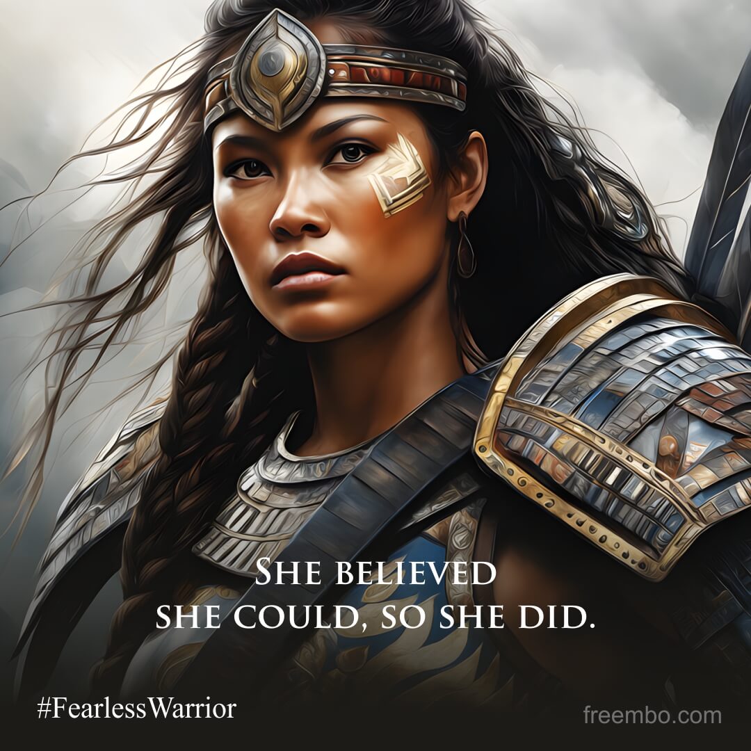 The Unstoppable Spirit Of Warrior Women | Warrior Woman Quotes Images ...